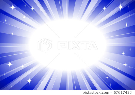 Blue flare background material 2 - Stock Illustration [67617453] - PIXTA