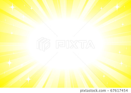 Yellow flare background material 2 - Stock Illustration [67617454] - PIXTA