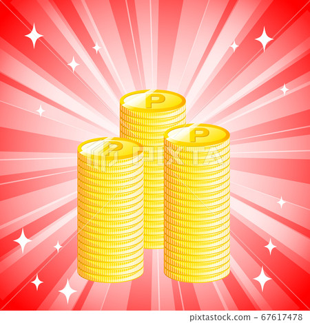 Image of getting a lot of points (red 3) - Stock Illustration [67617478 ...