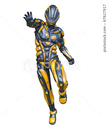Cyber man - Stock Illustration [67627917] - PIXTA