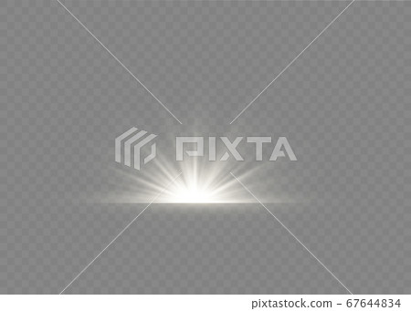 White sun rays. - Stock Illustration [67644834] - PIXTA