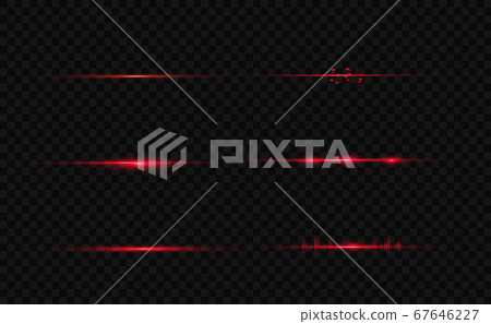 Red horizontal line. - Stock Illustration [67646227] - PIXTA