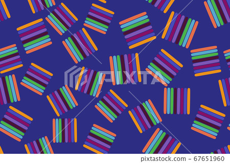 Abstract Color Elements Seamless Pattern 3D... - Stock Illustration ...