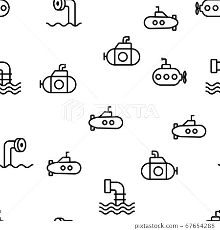 Periscope Vector Seamless Pattern - Stock Illustration [67654288] - PIXTA