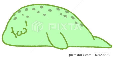Pastel colored sesame seal (green) - Stock Illustration [67658880] - PIXTA
