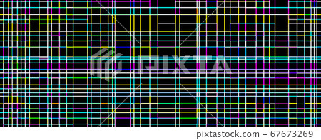 Image material Fluorescent line grid pattern - Stock Illustration ...