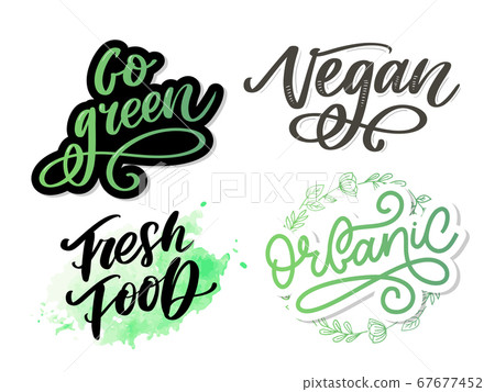 Go Green Creative Eco Vector Concept. Nature - Stock Illustration ...
