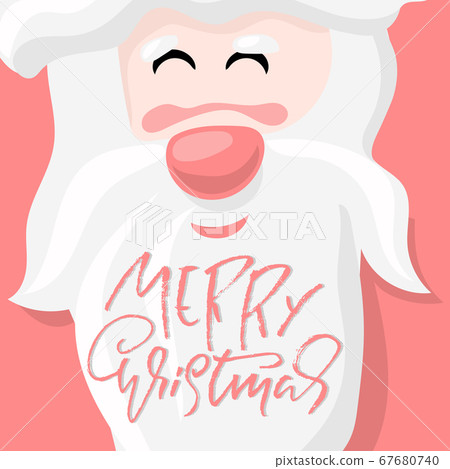 Vector Christmas calligraphy. Handwritten... - Stock Illustration ...