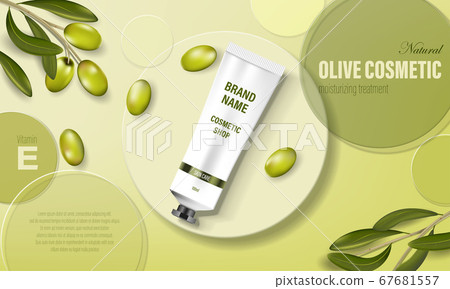 Moisturizing hand cream jar product ad with...-插圖素材 [67681557] - PIXTA圖庫