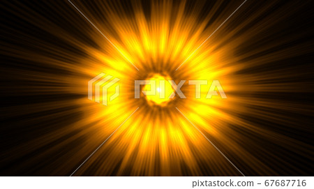 Graphic of a sun-like fireball with a strong glow - Stock Illustration ...