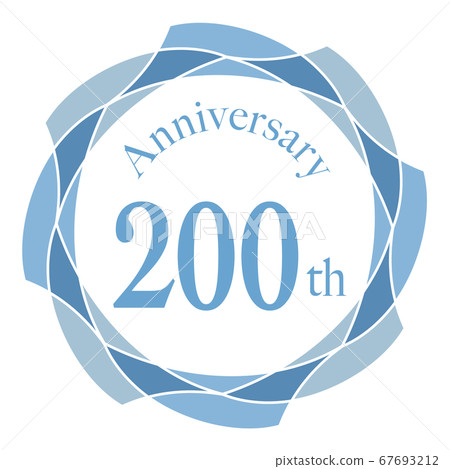 200th anniversary mark - Stock Illustration [67693212] - PIXTA