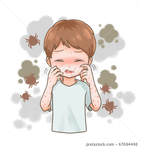 Illustration of a man scratching his face - Stock Illustration ...