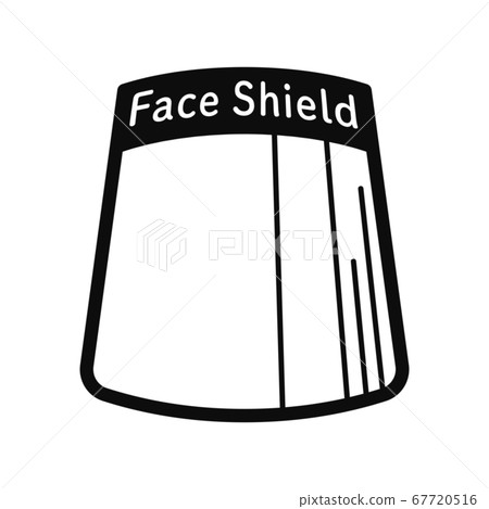 Face shield illustration - Stock Illustration [67720516] - PIXTA