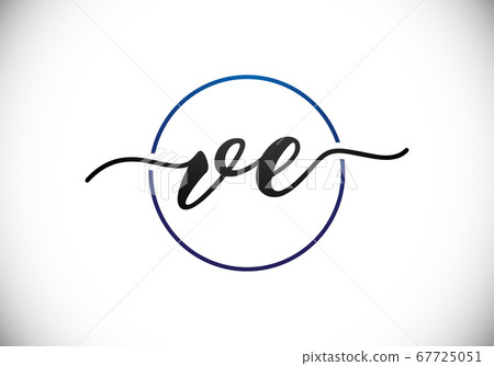 Initial Monogram Letter V E Logo Design Vector...-插圖素材 [67725051] - PIXTA圖庫