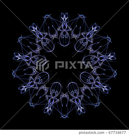 Beautiful nine-sided polygon 20200724_005 - Stock Illustration ...