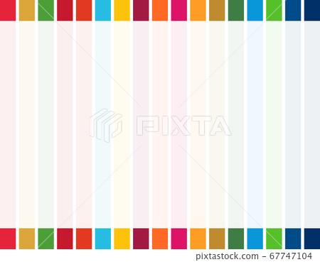 SDGs designated color simple stripe frame - Stock Illustration ...