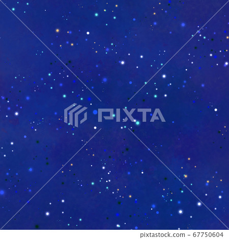 Simple starry night sky - Stock Illustration [67750604] - PIXTA