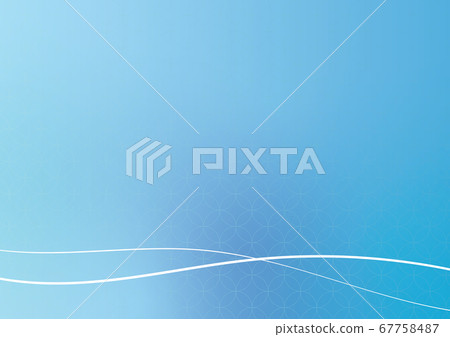 Cool light blue Japanese pattern background - Stock Illustration ...