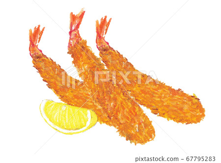 Illustration shrimp fried - Stock Illustration [67795283] - PIXTA