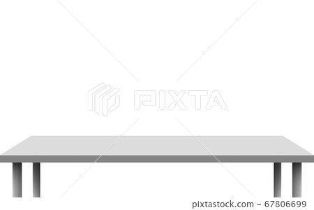 white square table on the white background - Stock Illustration ...