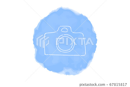 Analog handwriting style loose touch icon: camera - Stock Illustration ...