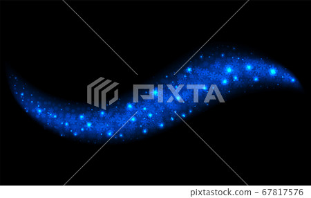 Snowstorm wave effect on black background. Snow - Stock Illustration ...