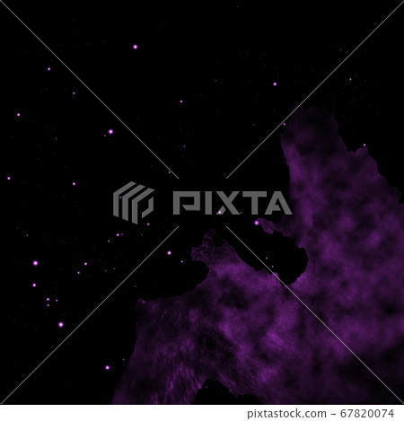 Distant flickering star array and cold cosmic - Stock Illustration ...