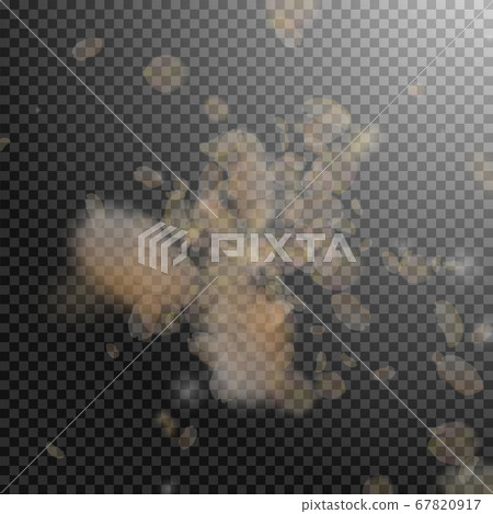 Yellow orange flower petals falling down. Good-loo - Stock Illustration ...