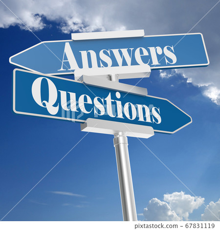 Questions and answers signs - Stock Illustration [67831119] - PIXTA