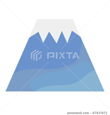 Illustration of cute Mount Fuji - Stock Illustration [67837672] - PIXTA