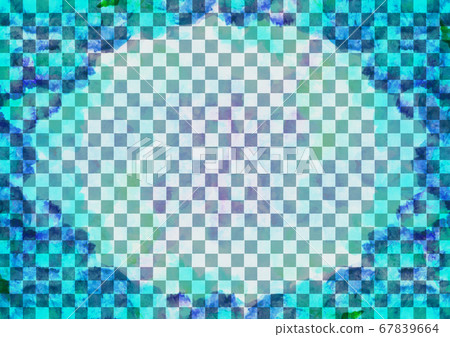 Watercolor background material Japanese style... - Stock Illustration ...