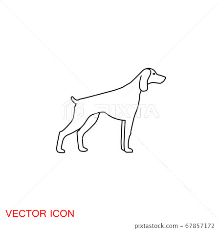 Dog icon. Vector element for your design - Stock Illustration [67857172 ...