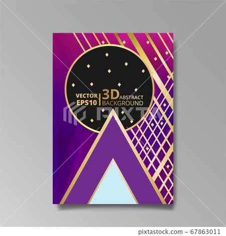 Chaos abstract geometric covers design. Cool - Stock Illustration ...
