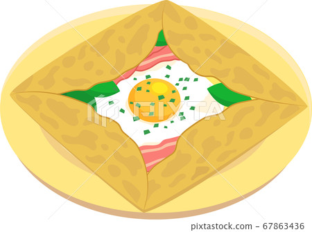 Galette illustration - Stock Illustration [67863436] - PIXTA
