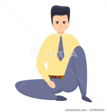 Unemployed man icon, cartoon style-插圖素材 [67868850] - PIXTA圖庫