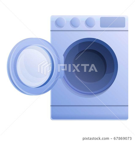 Dryer laundry device icon, cartoon style - Stock Illustration [67869073 ...