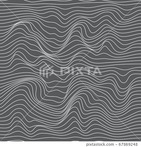 Wavy linear texture. - Stock Illustration [67869248] - PIXTA