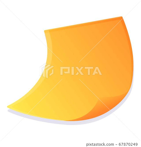 School paper stick icon, cartoon style - Stock Illustration [67870249 ...