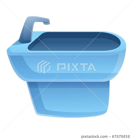 Domestic bidet icon, cartoon style - Stock Illustration [67870858] - PIXTA