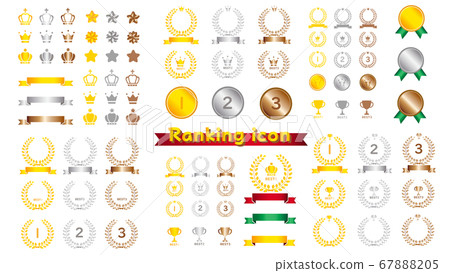 Set of ranking icons - Stock Illustration [67888205] - PIXTA