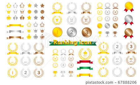 Set of ranking icons - Stock Illustration [67888206] - PIXTA