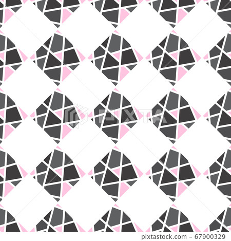 Straight lines seamless pattern. Mosaic - Stock Illustration [67900329 ...