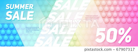 Sale concept banner - creative vector... - Stock Illustration [67907317 ...