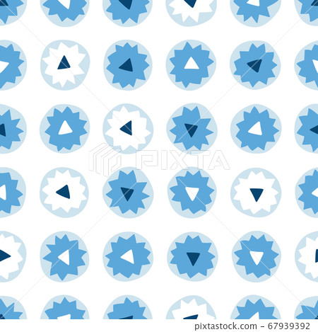 Simple repeating seamless pattern of circles.... - Stock Illustration ...