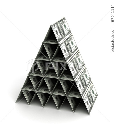 Money Pyramid - Stock Illustration [67941114] - PIXTA