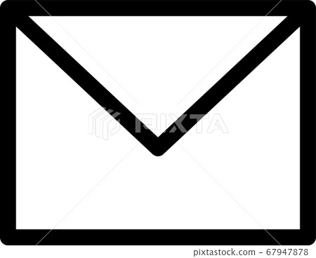Simple email pictogram - Stock Illustration [67947878] - PIXTA