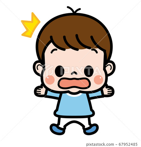 Boy _ panic - Stock Illustration [67952485] - PIXTA