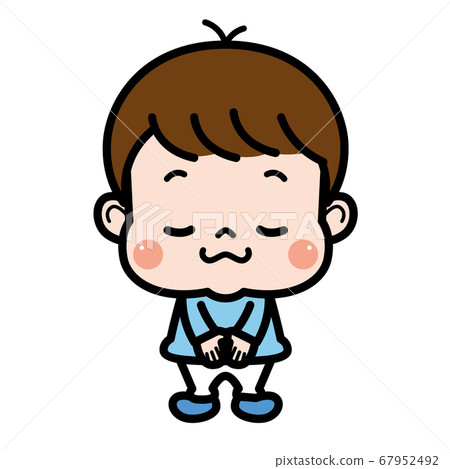 Boys bowing - Stock Illustration [67952492] - PIXTA