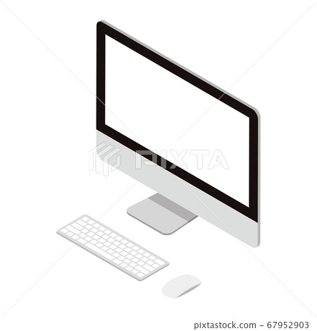 Isometric desktop pc - Stock Illustration [67952903] - PIXTA