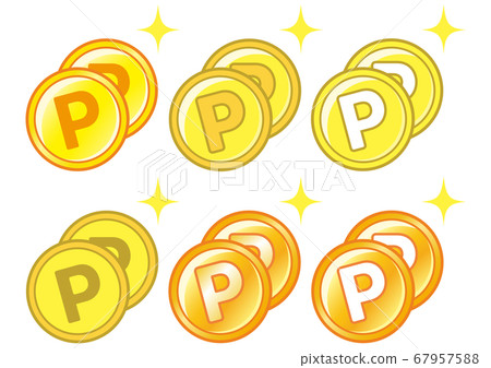 Point coin glitter - Stock Illustration [67957588] - PIXTA